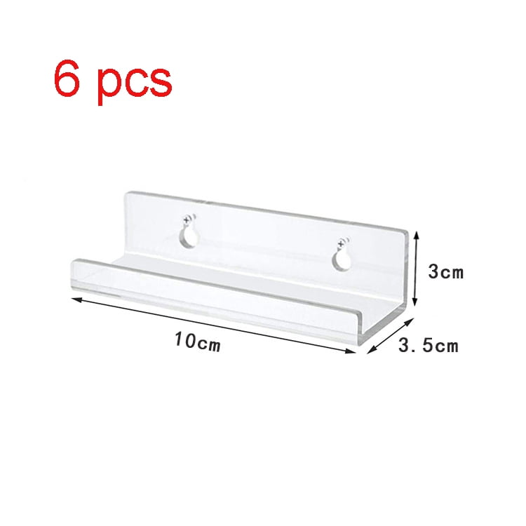 4/6/8pcs Acrylic Record Display Stand 4/7/12 inch Clear Wall Mounted ...