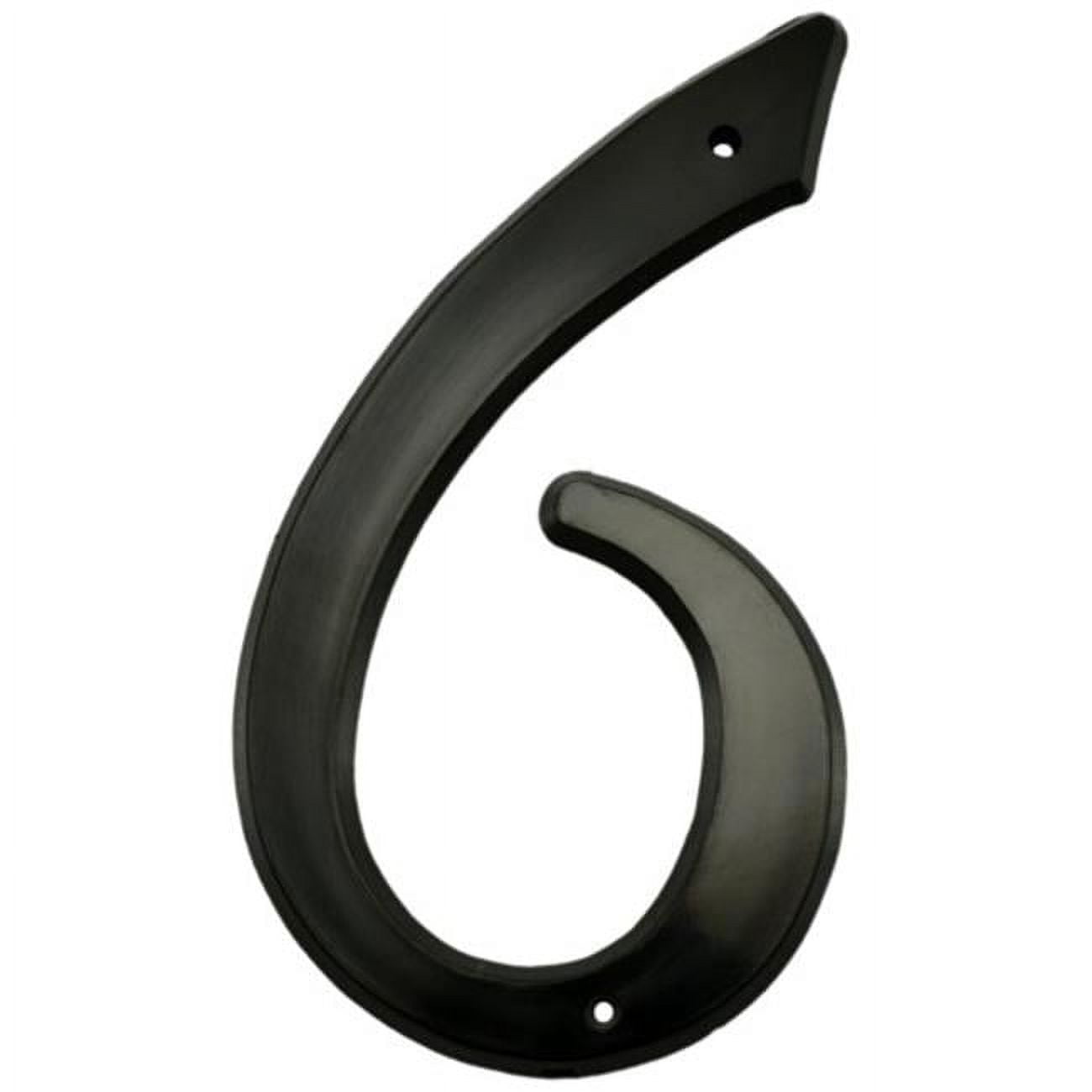 4" - "6" Black Plastic House Numbers - Walmart Business Supplies