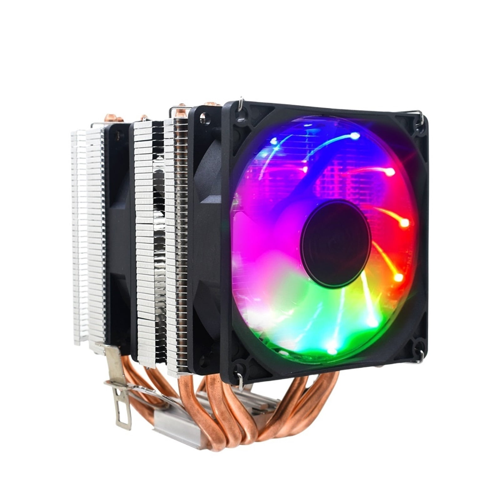 4/6 Heat Pipe CPU Cooler Fan Heatsink 4 Pin PWM Fan RGB CPU Cooling Fan ...