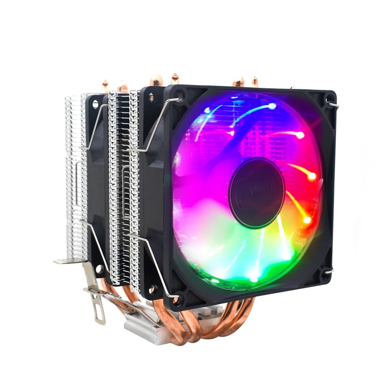4/6 Heat Pipe CPU Cooler Fan Heatsink 4 Pin PWM Fan RGB CPU Cooling Fan ...