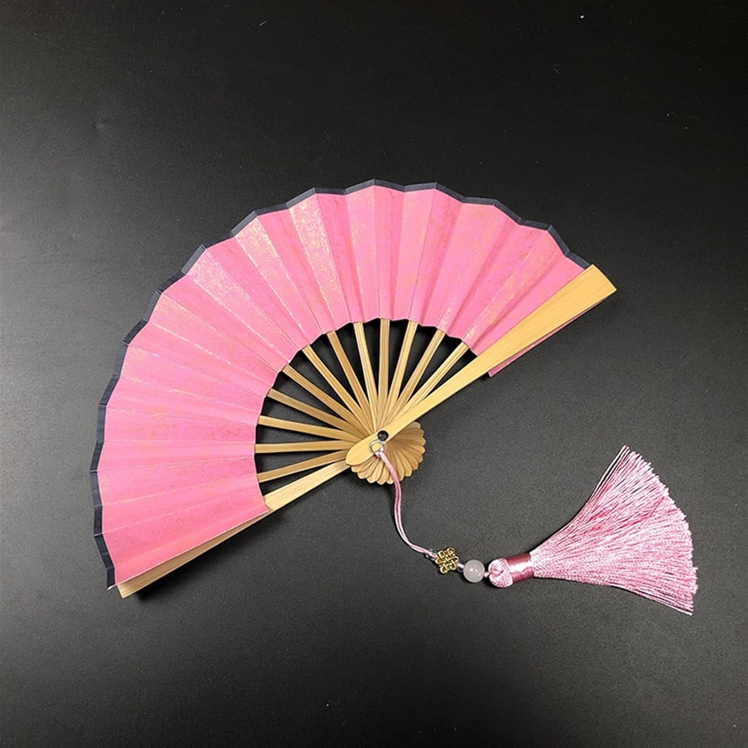 4-6 Inch Mini Folding Fan. Portable Children's Gilded Rice Paper Silk ...