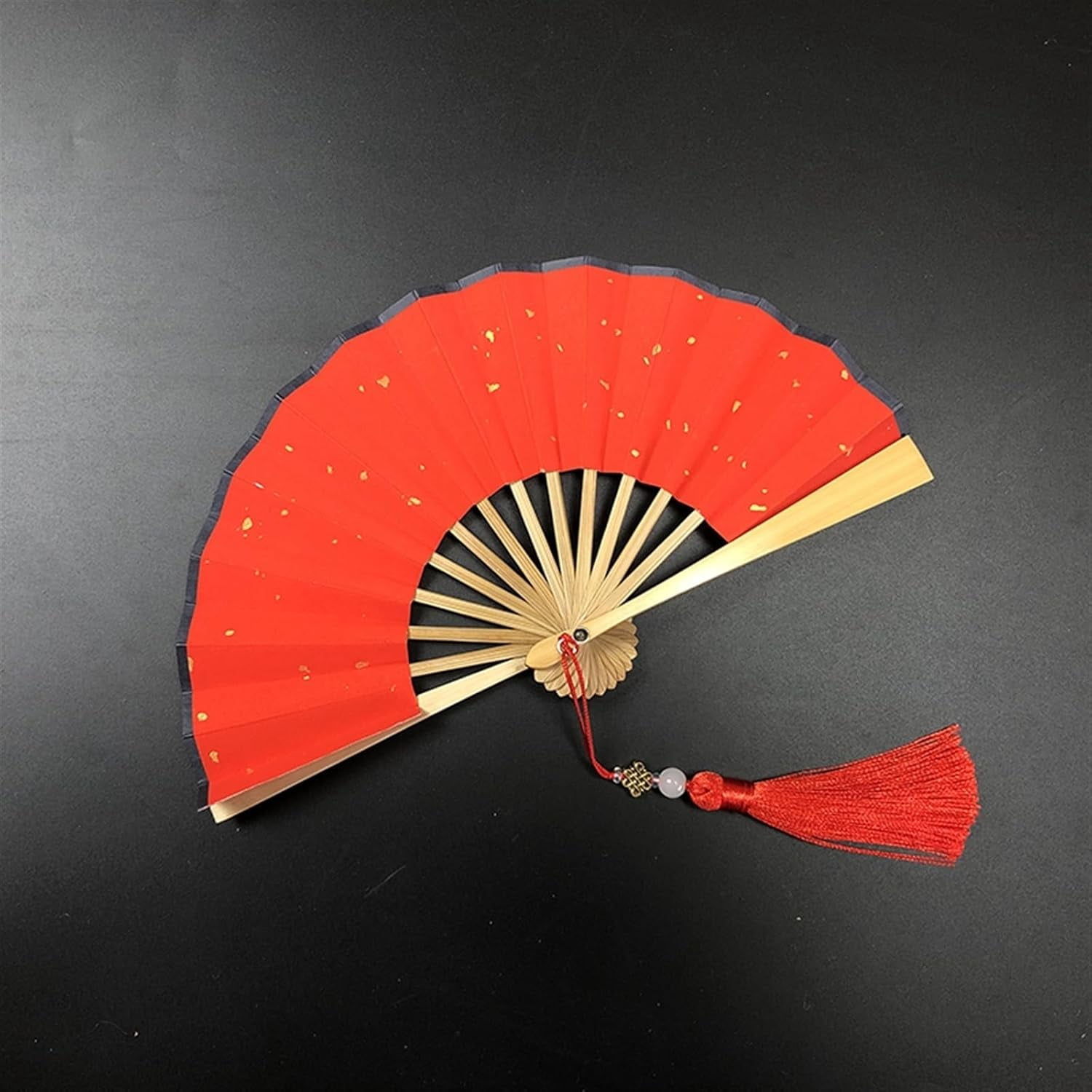 4-6 Inch Mini Folding Fan. Portable Children's Gilded Rice Paper Silk ...