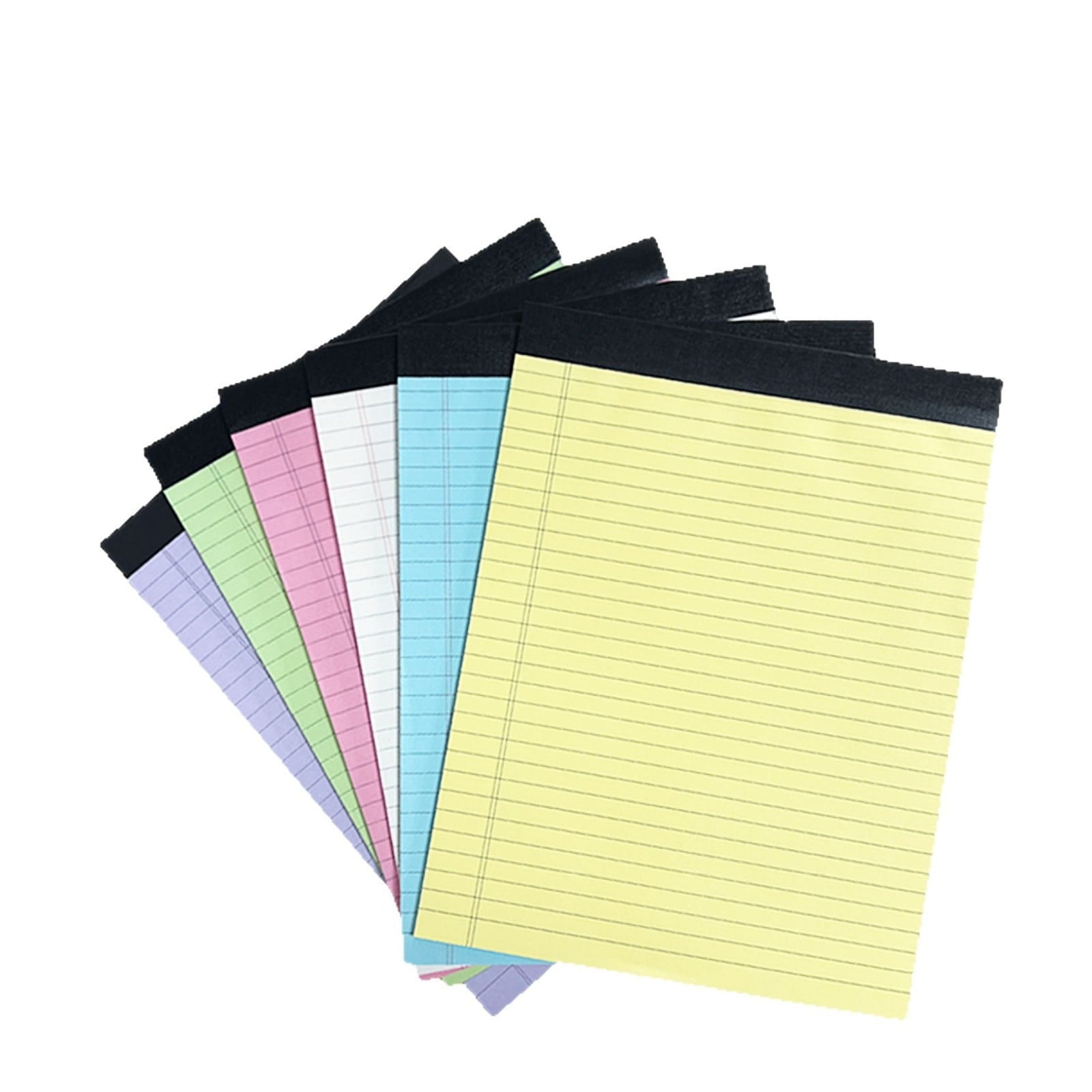 4/6 PCS Legal Pads 8x11 Colorful, Narrow Ruled Note Pads 8x11, Micro ...