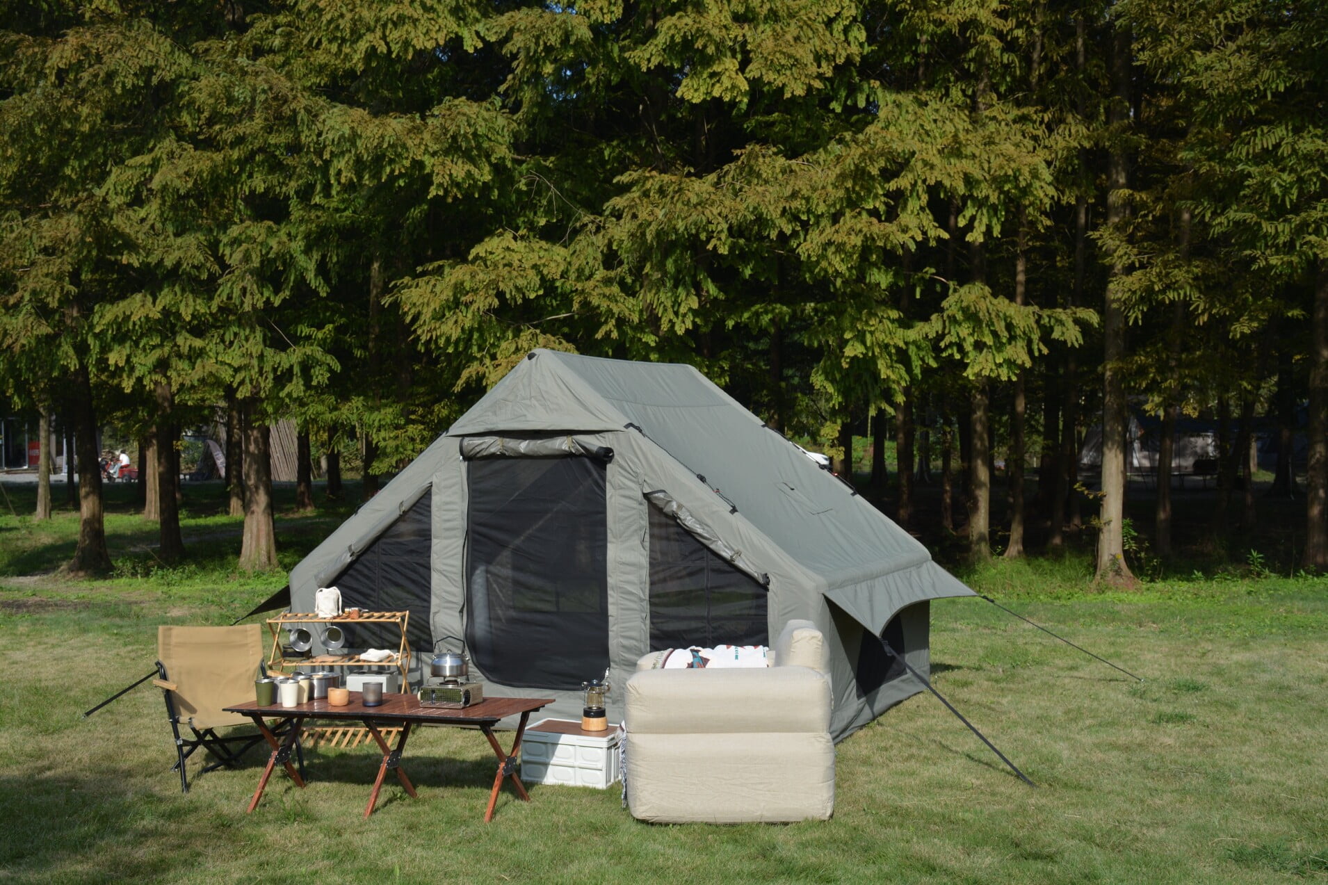 4-6 Person Camping Tent with High-performance Air Structure, 4-season ...