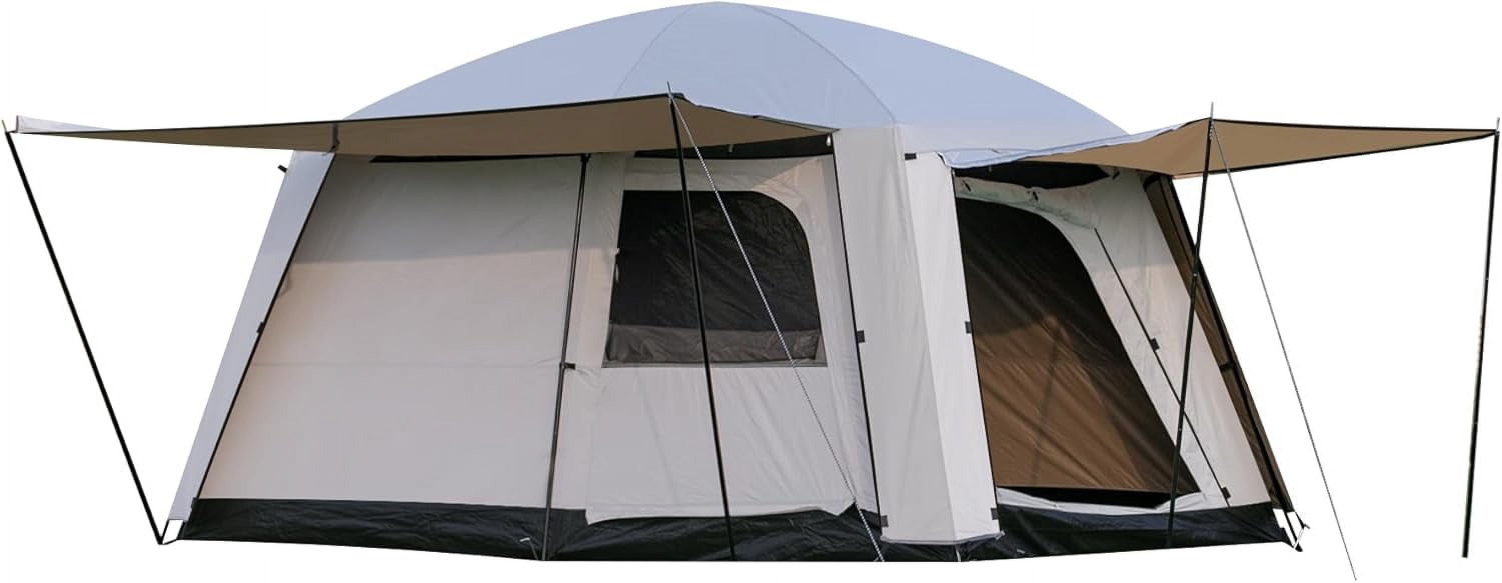 4-6 Person Camping Tent, Large Family Cabin Tents with Porch & Rainfly ...