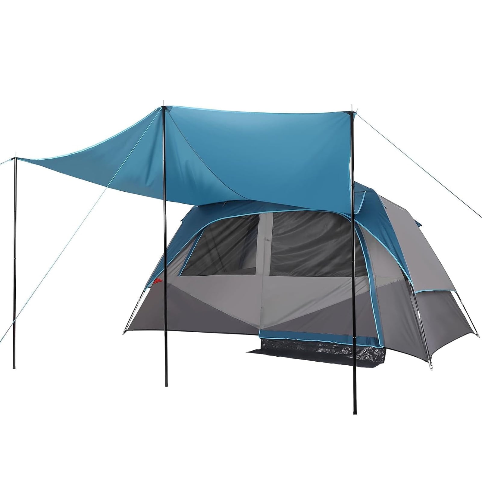 4-6 Person Tent for Camping, Portable Easy Setup Camping Tent for ...