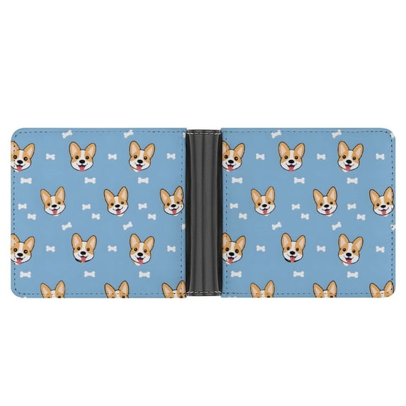 4.6 X 3.7in Leather Wallet Compact Size Easy To Carry, Easy To Open And ...