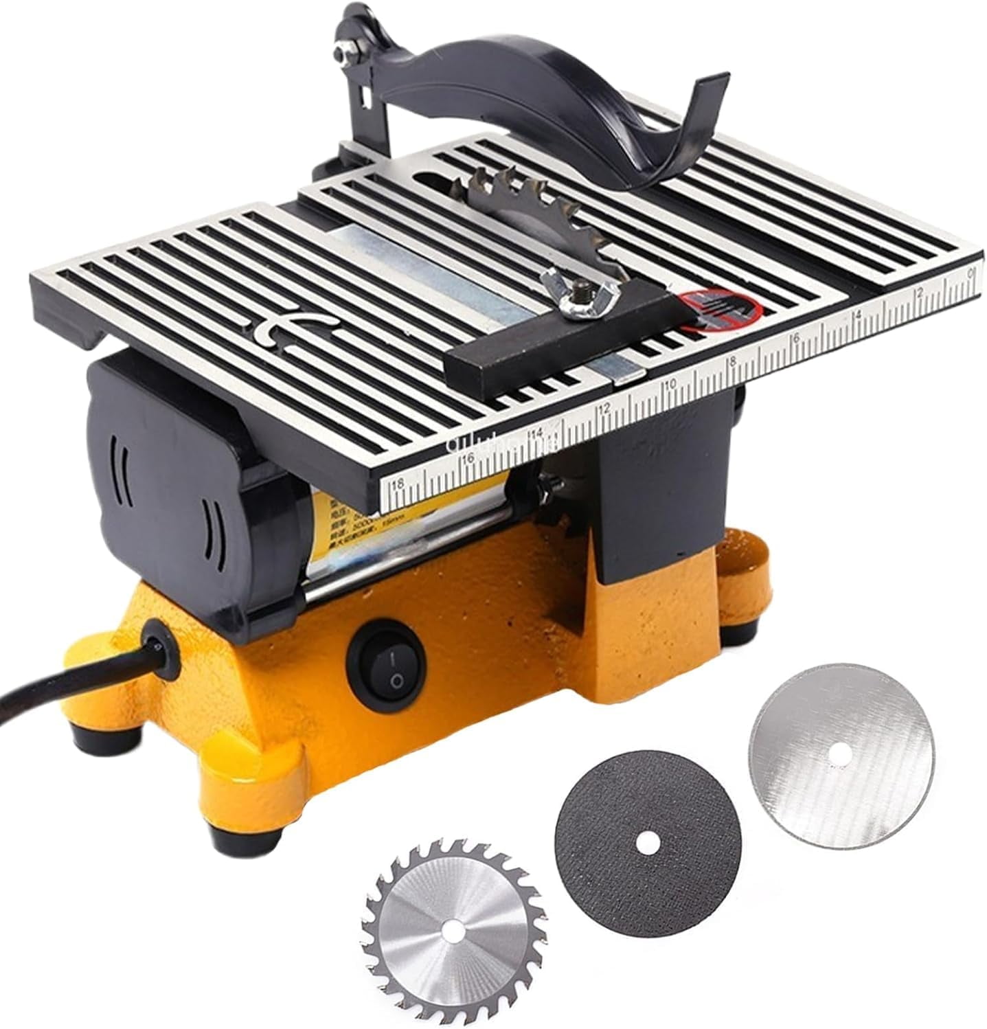 4" 60W Mini Table Saw Top Cut Off Miter Saw Multifunctional Desktop ...