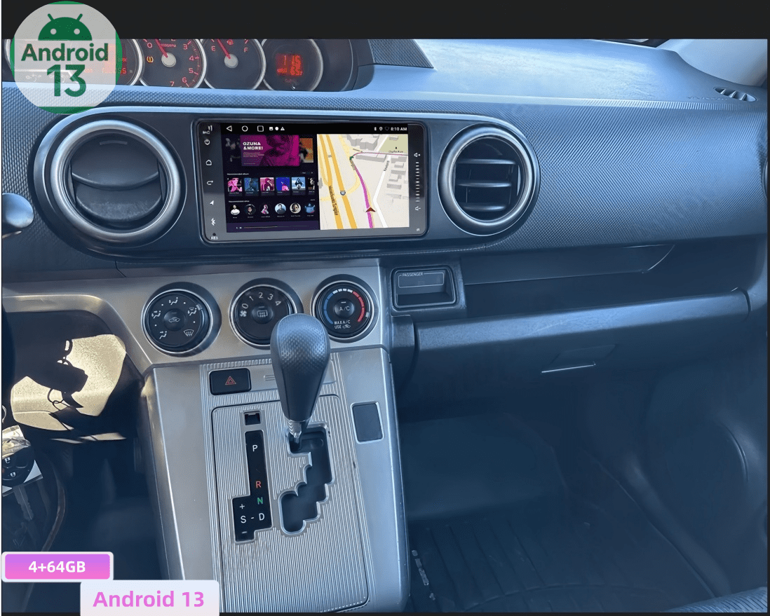 4+64G Android 13 Car Stereo for Toyota Scion xB 2008-2015 Fit for ...