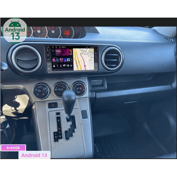 4+64G Android 13 Car Stereo for Toyota Scion xB 2008-2015 Fit for ...