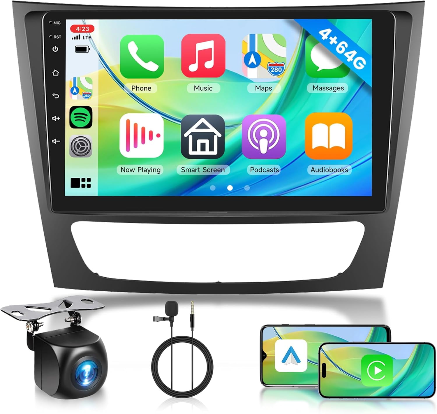 4+64G Android Car Radio for Mercedes Benz E Class W211 E200 CLS E320 E500 E350 W219 2002-2010 ...