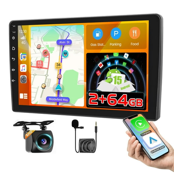 4+64G Realdio Car Radio for Ford Transit 350 Vans 2018-2024 with ...