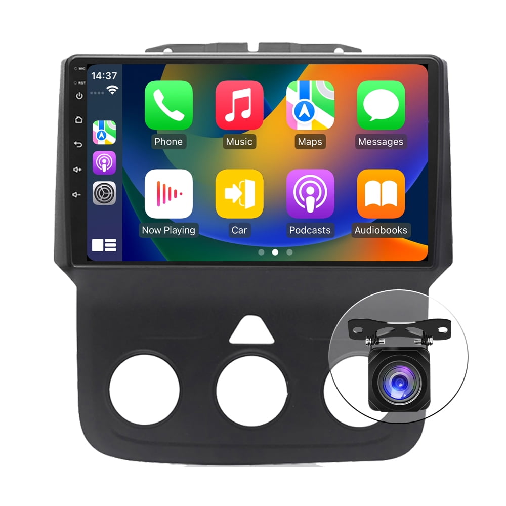 4-64GB Android 13 Car Stereo Radio for Dodge Ram Pickup 2013-2018 with ...