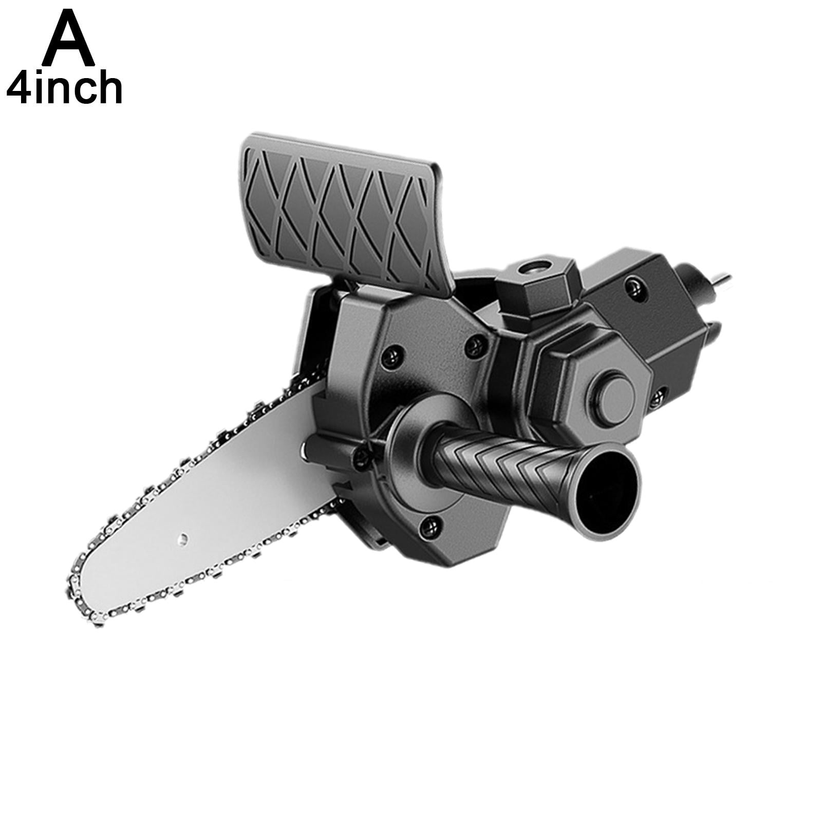 4/6Inch Portable Electric Drill Modified To Electric Chainsaw Saw Power ...