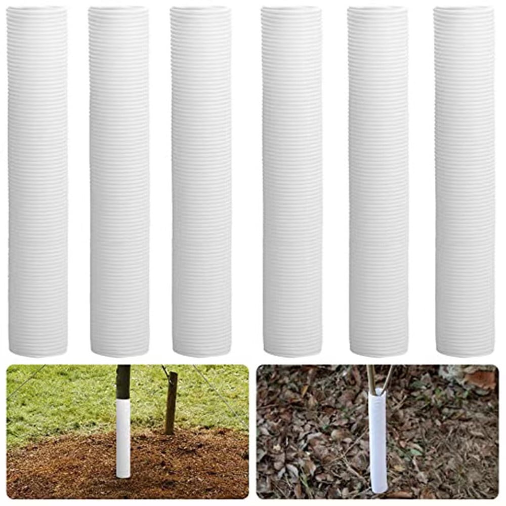 4/6PCS Tree Trunk Protector Adjustable Flexible Nursery Tree Bark Guard ...