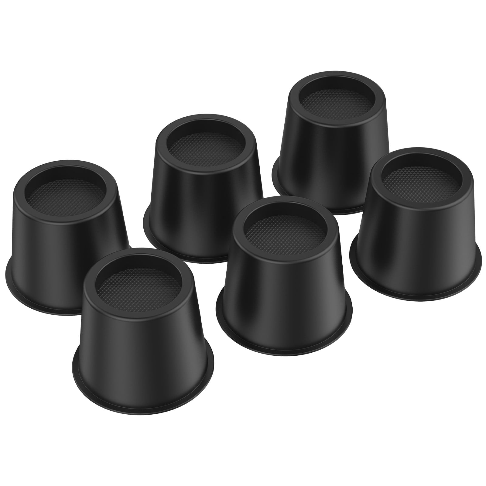 4/6Pcs Bed Riser 4 Inch Heavy Duty Round Furniture Riser Plastic Bed ...