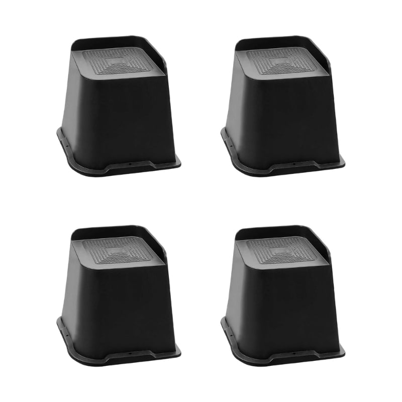 4/6Pcs Oversized Furniture Risers Heavy Duty Bed Risers Heightening ...