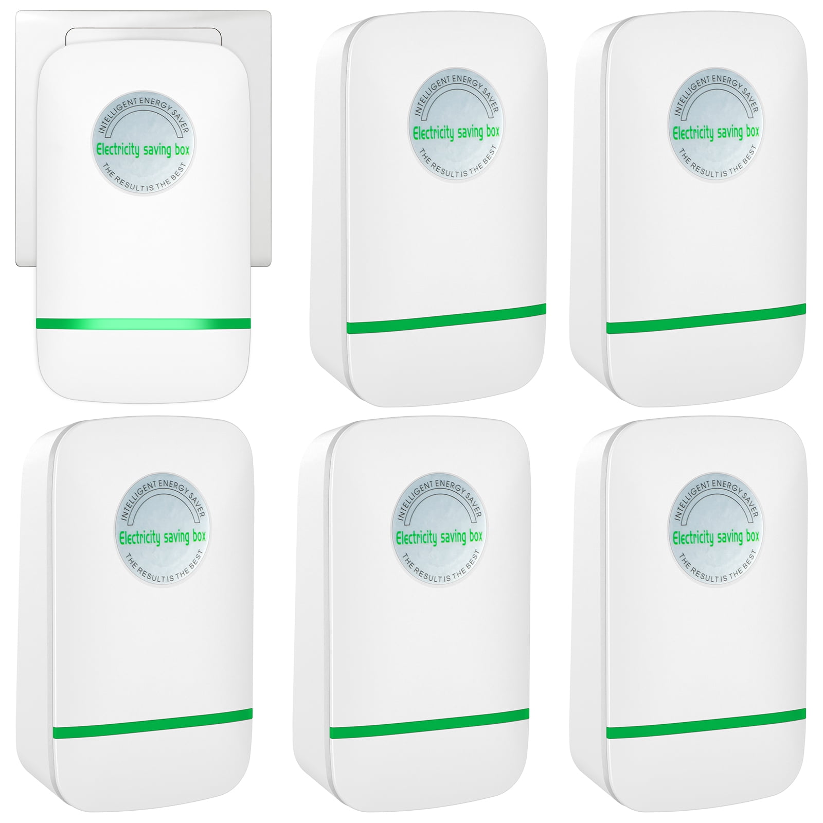 4/6Pcs Power Saver 90-250V 30KW Electricity Saving Box Household Energy ...