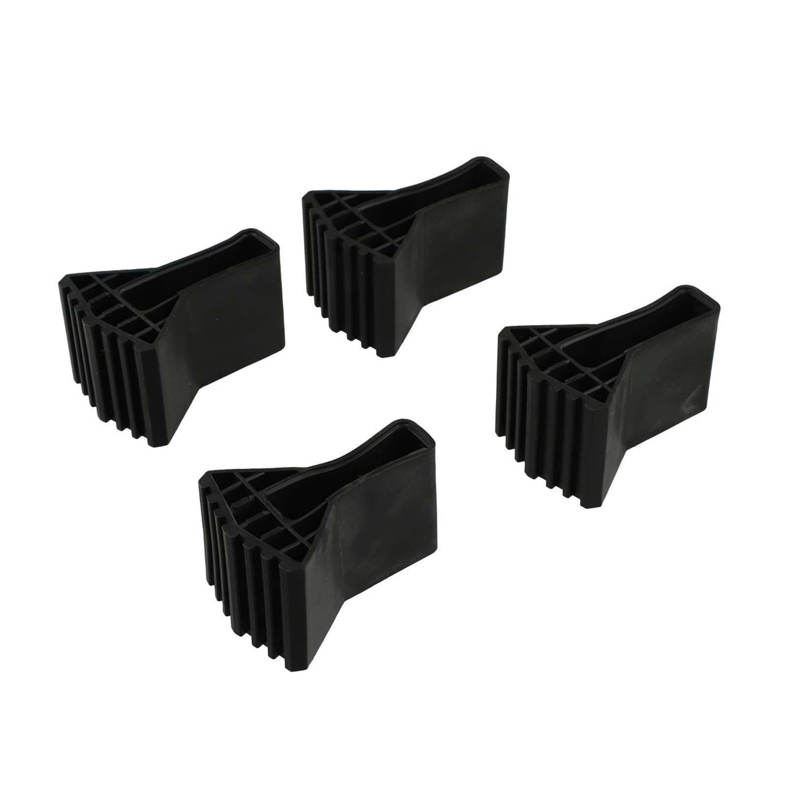 4/6Pcs Replacement Non Slip Rubber Folding Ladder Leg Feet Pads Foot ...