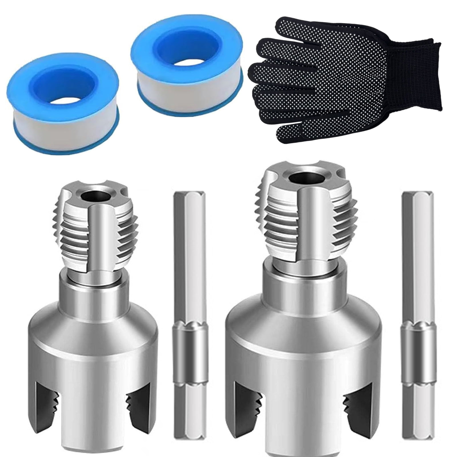 4 6Point Random Copolymer Pipe Threader Set Carbon Steel Tool Includes ...