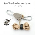 4/6mm Reflective Guyline Rope - 2/4/5m Tent Cord with Pulley - Walmart.com