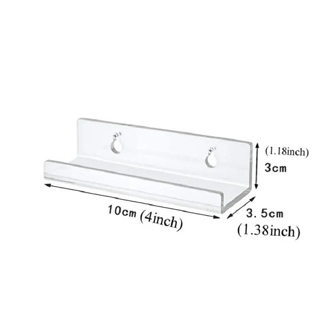 4/7/12inch Clear Vinyl Record Shelf Wall Mount Acrylic Record Display ...