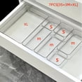 4/7/8pcsTransparent Cosmetic Storage Boxes, Drawer Built-in Separation ...
