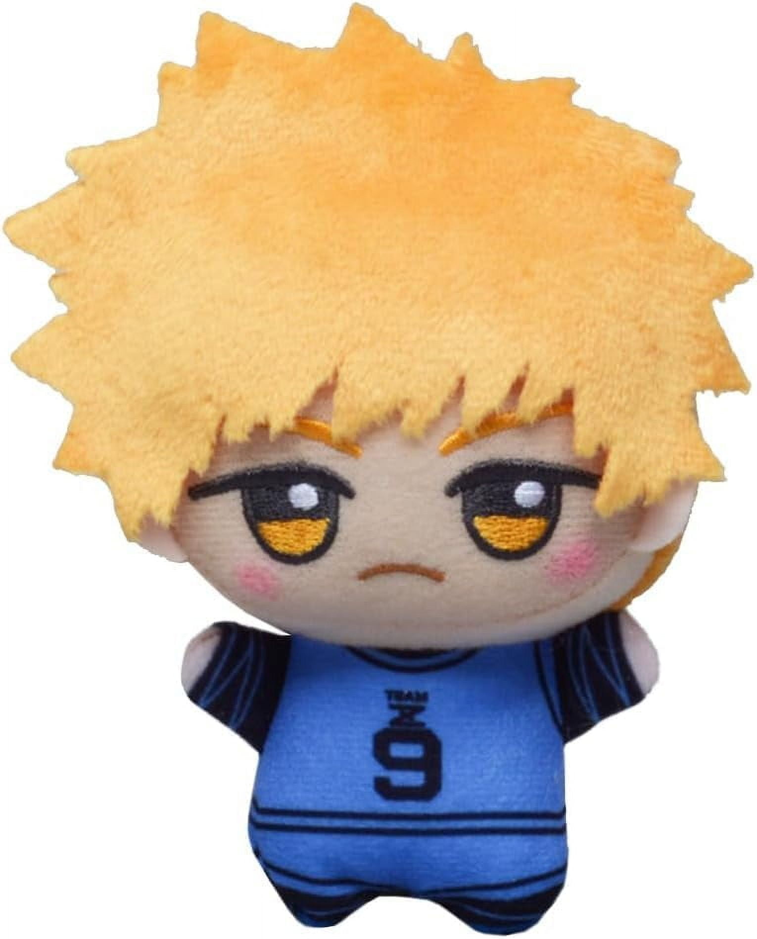 4.7" Blue-Lock Figure Pendant Plush, Soft Stuffed Animals Keychain ...