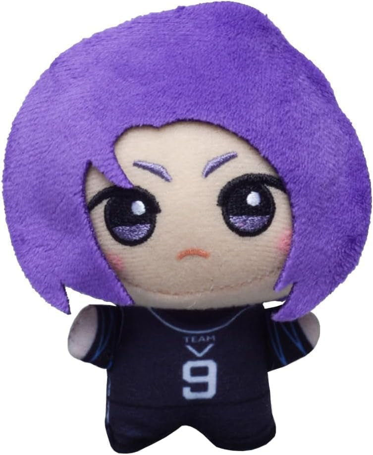 4.7" Blue-Lock Figure Pendant Plush, Soft Stuffed Animals Keychain ...
