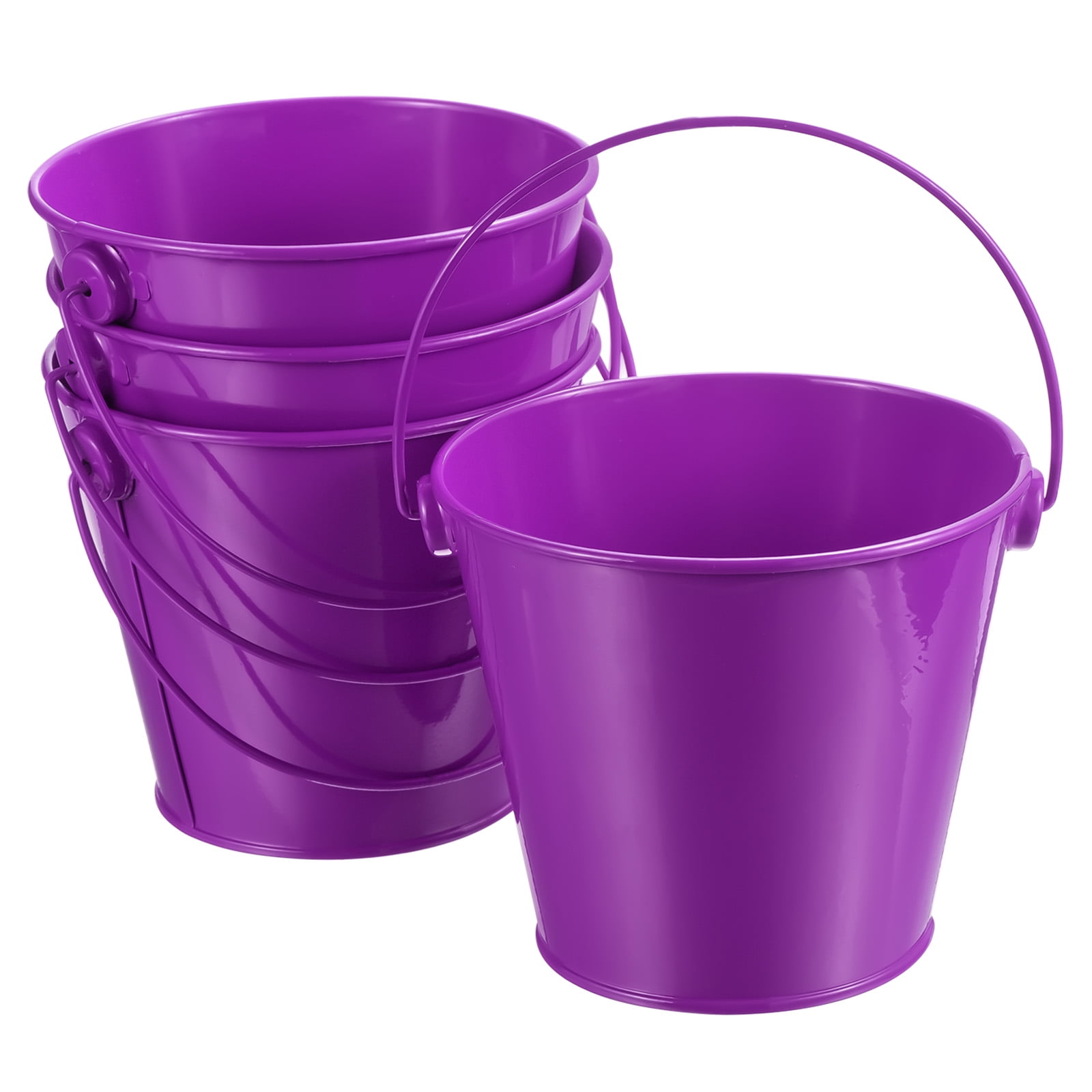 4.7 Inch Colored Metal Buckets Pencil Holder Buckets Metal Planter ...