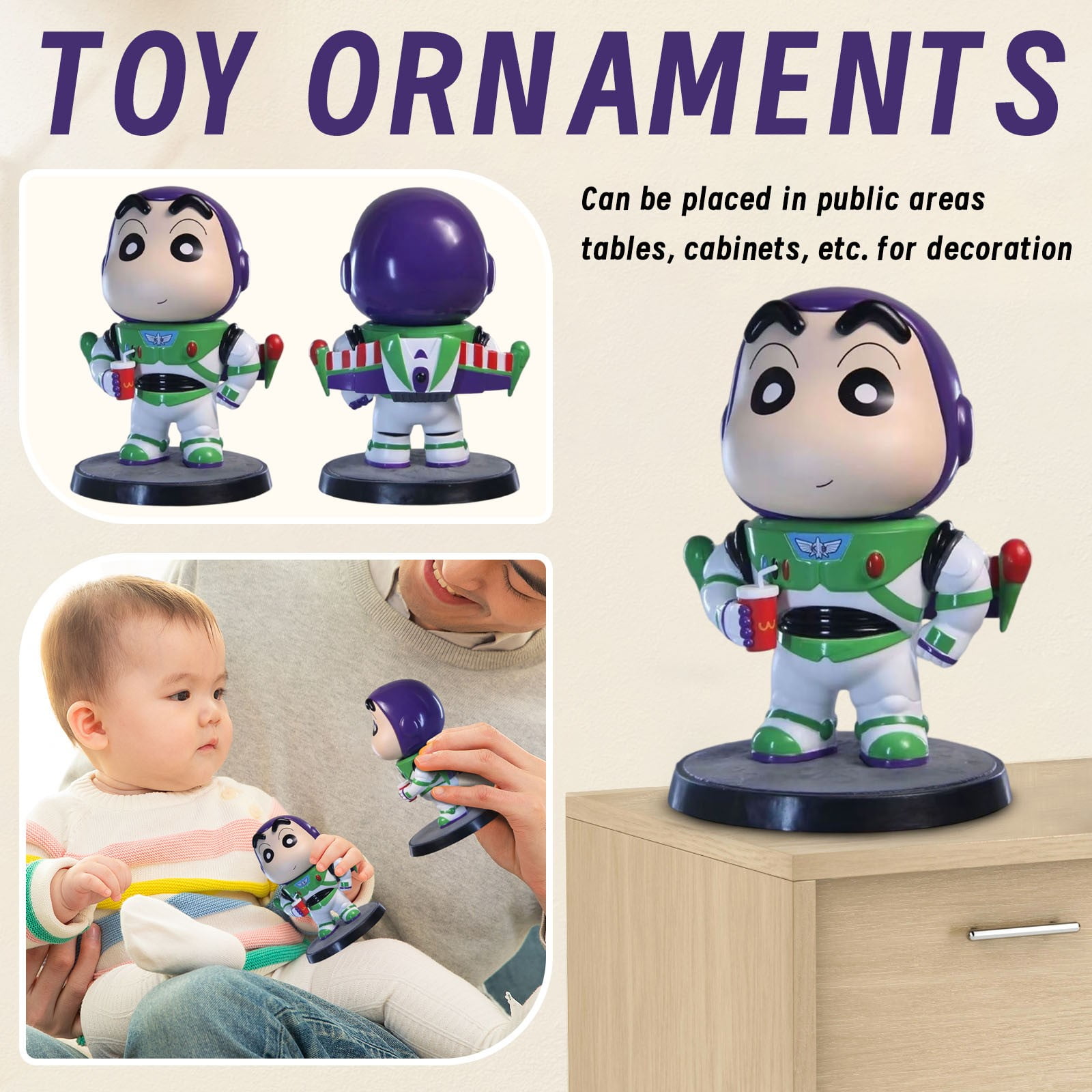 4.7" Toy Story Crayon Shin-chan Action Figures, Collectible Toy Story ...