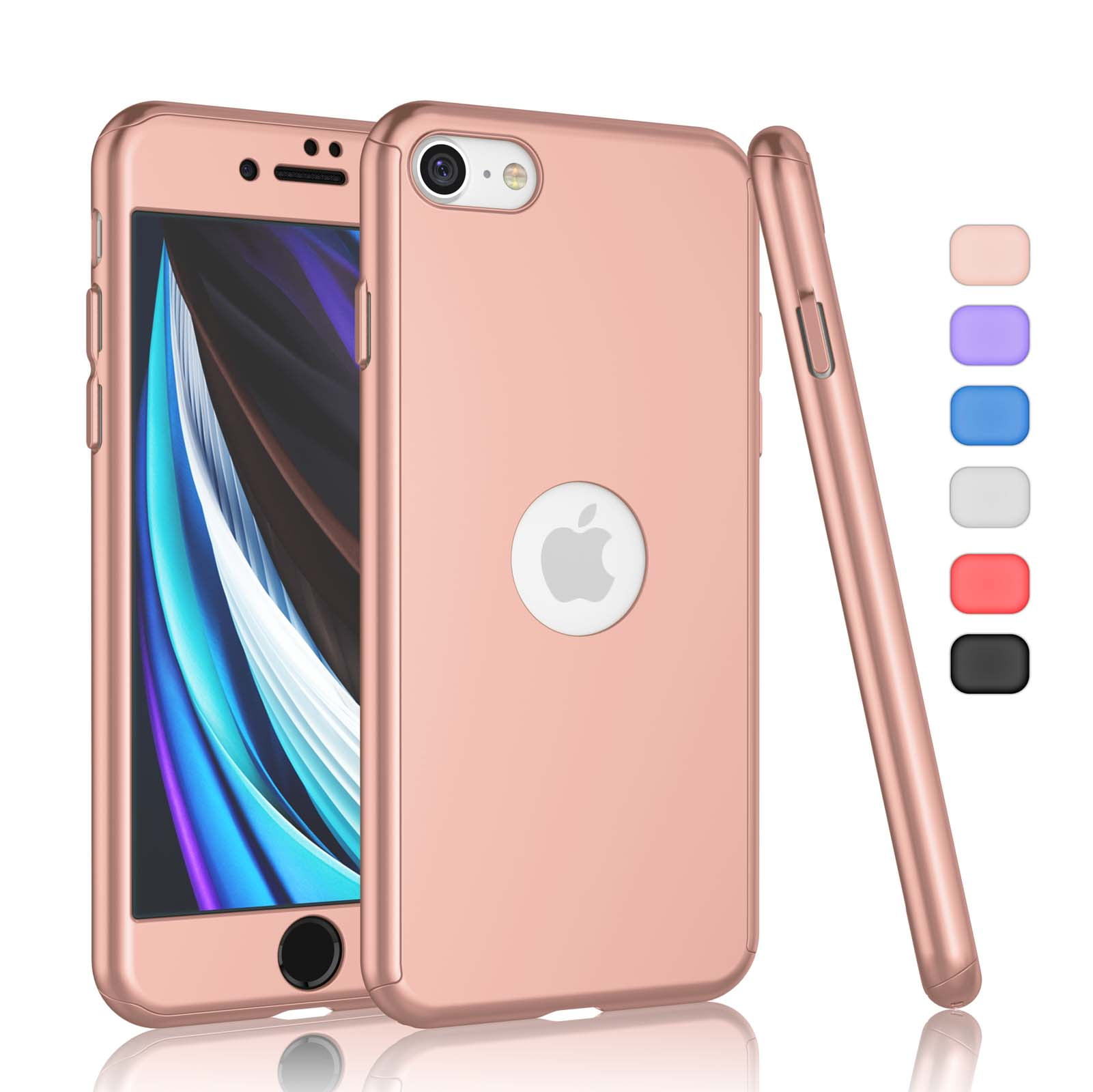 4.7" iPhone SE 2 2020 Case Sturdy, Tekcoo [T360] Ultra Thin Full Body ...
