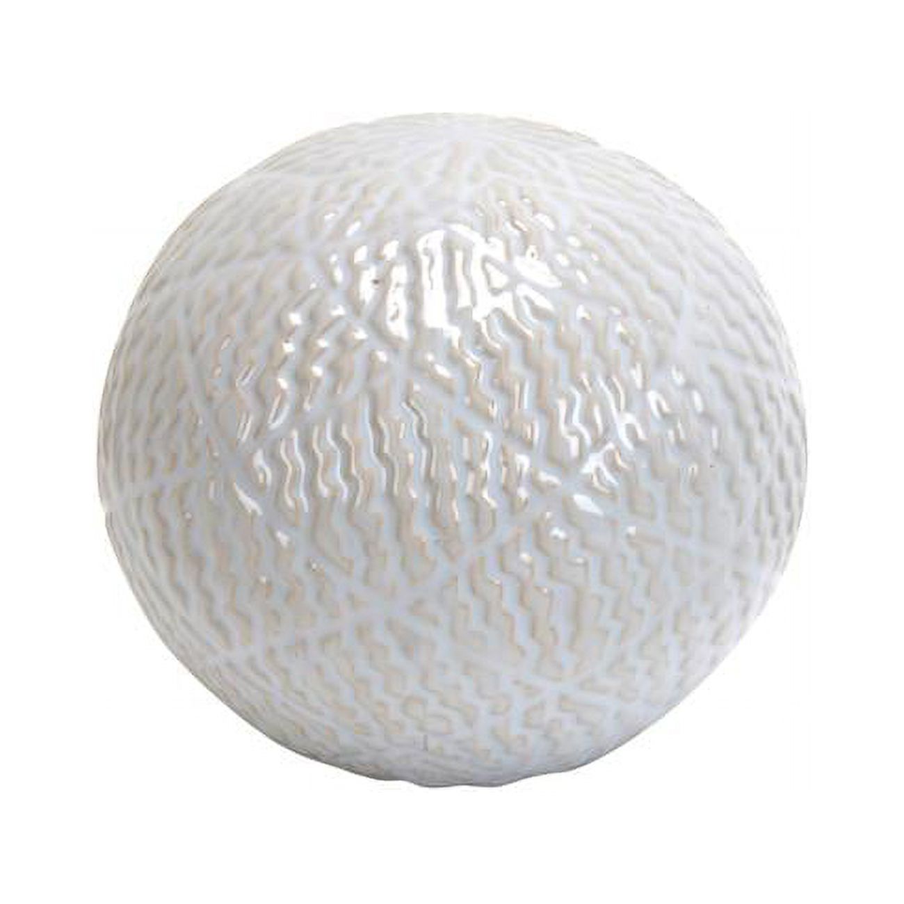 4.7 in. Decorative Ceramic Spheres, White - Walmart.com
