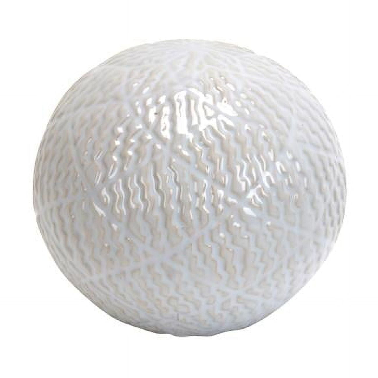 4.7 in. Decorative Ceramic Spheres, White - Walmart.com