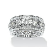 14K Gold Over Sterling Silver Cubic Zirconia Marquise Waterfall Ring ...