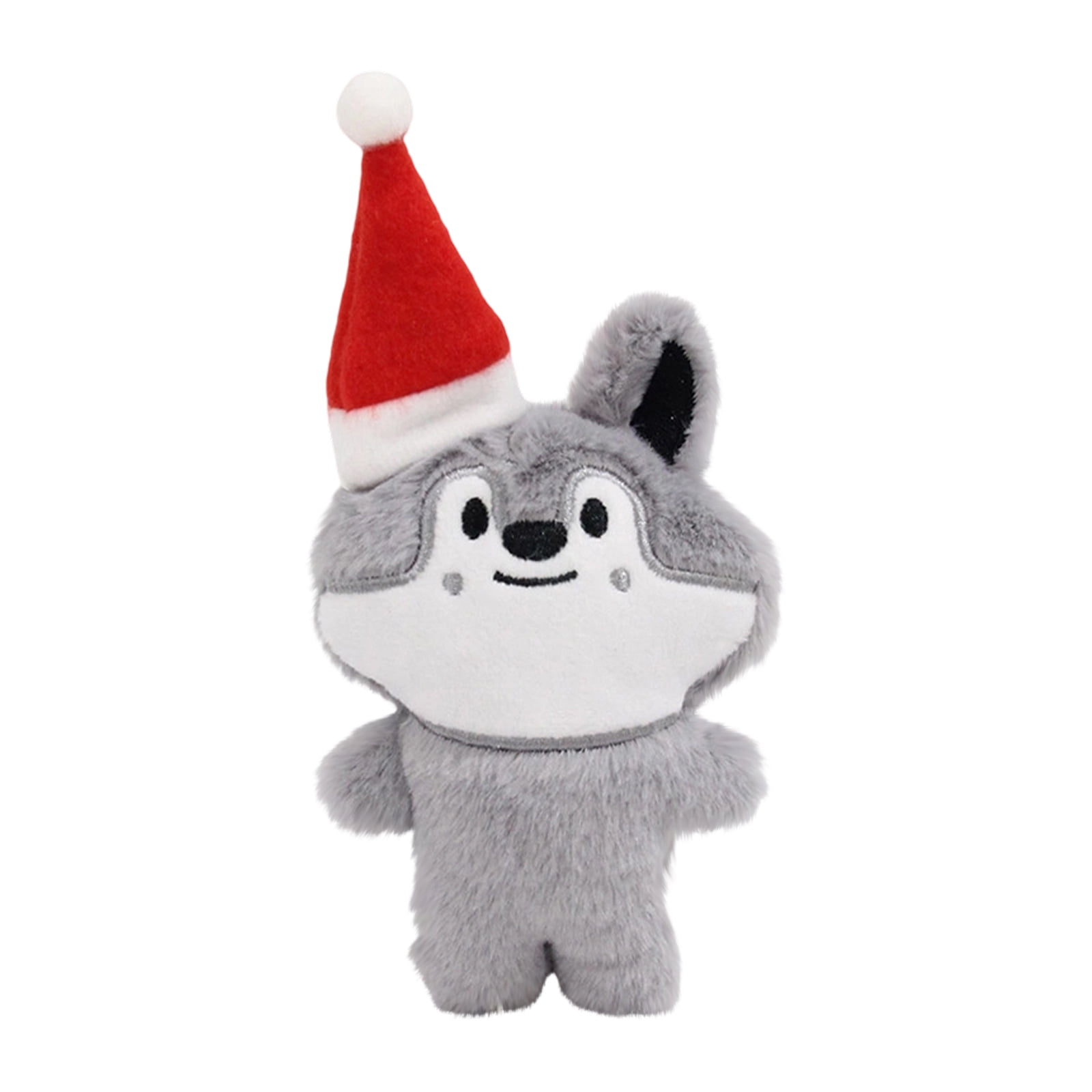 4.72" Christmas Design SKZOO Wolf Chan Plush Toys with Christmas Hat ...