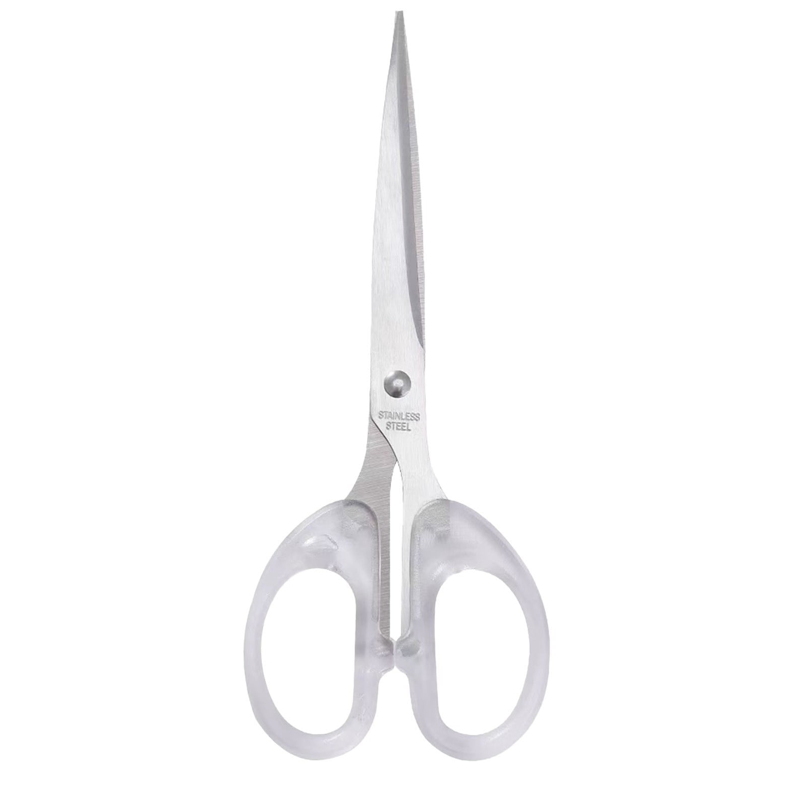 4.72in Transparent Handle Scissors Office Craft Paper Cutting Portable ...
