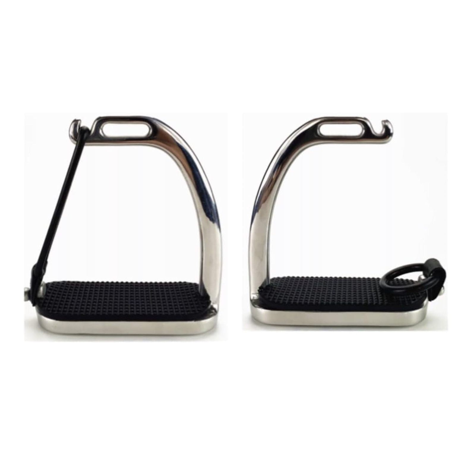 4.75/4.50 Inch Peacock Horse Riding Safety Stirrups Silver Polish Irons ...