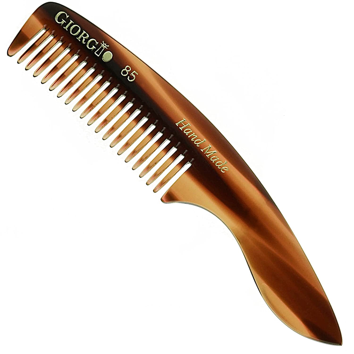 4.75" Handmade Fine Tooth Beard and Mustache Pocket Comb - Walmart.com