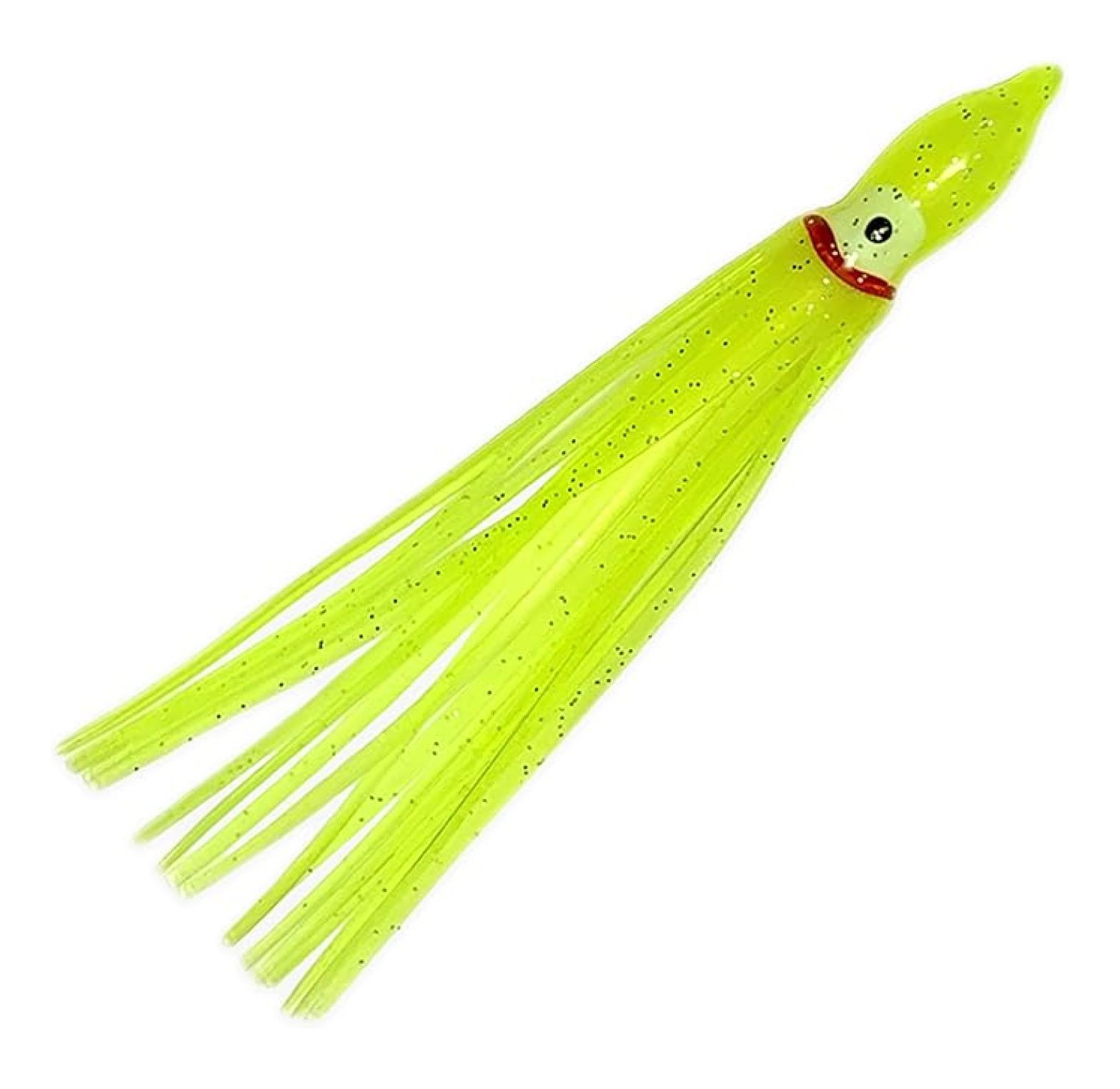 4.75" Hoochie Squid Skirts, 40 Pcs Yellow Soft Plastic, for Saltwater ...