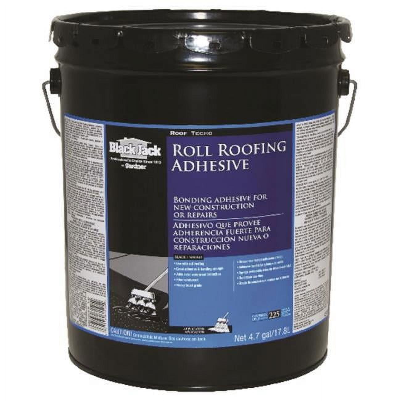 4.75 gal Jack Gloss Black Asphalt Roll Roofing Adhesive - Walmart.com