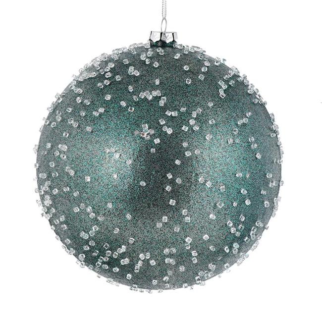 4.75 in. Sea Blue Ice Ball Ornament 4 per Bag - Walmart.com