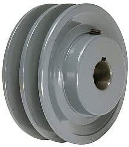 4.75" x 1" Double V Groove Pulley/Sheave # 2BK50X1 - Walmart.com