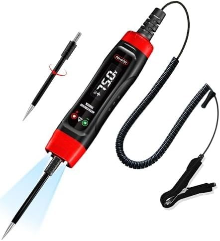 4-75V DC Automotive Test Light with Buzzer Sound, LCD Digital Light ...