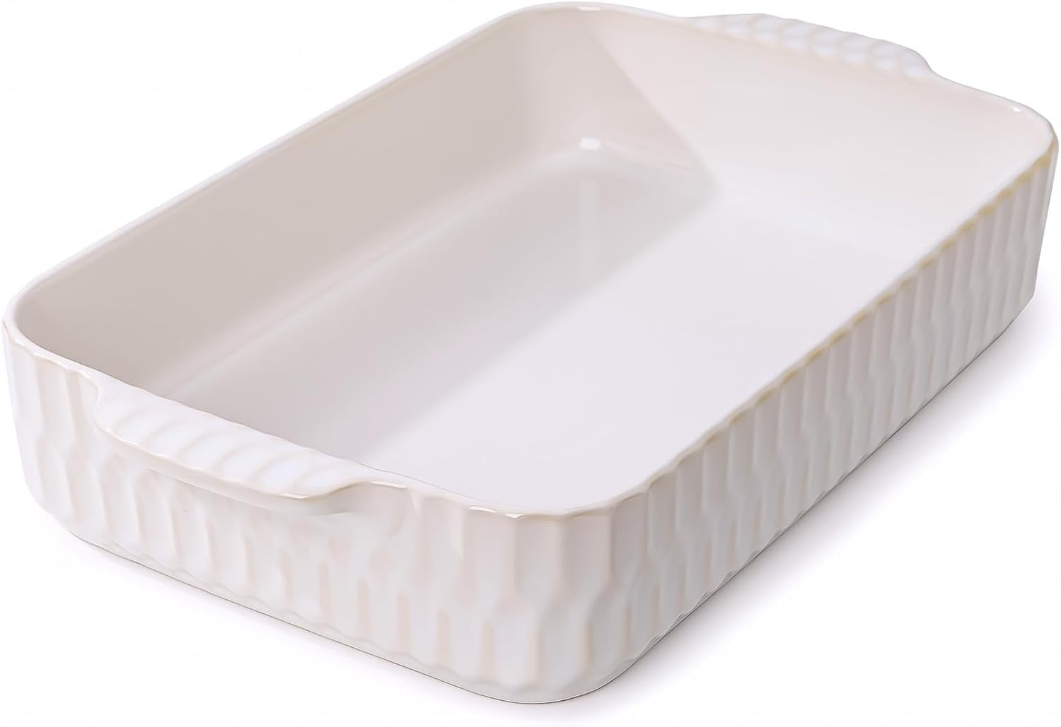 4.7QT Casserole Dishes for Oven, 9x13” Large Lasagna Pan, Ceramic ...