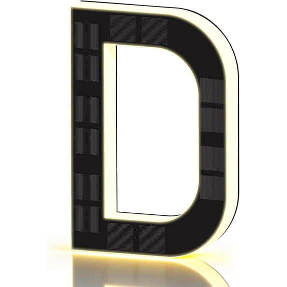 4.7in/6.7in/9in Solar Lighted House Numbers for Outside, Light Up IP65 ...