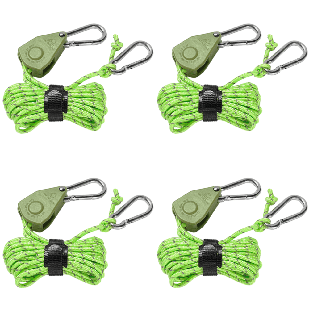 4/8/10PCS Pulley Rope Adjustable Camping Tent Fastener Rope Windproof ...