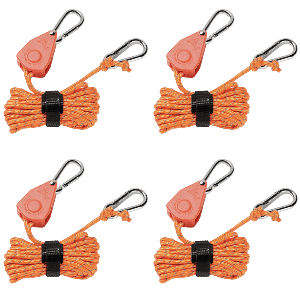 4/8/10PCS Pulley Rope Adjustable Camping Tent Fastener Rope Windproof Parachute Cord Tightener ...