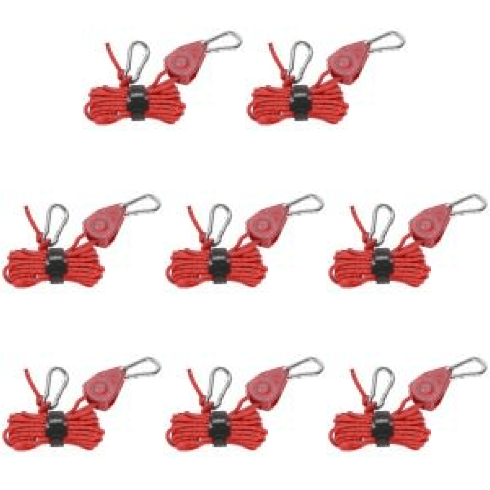 4/8/10PCS Pulley Rope Adjustable Camping Tent Fastener Rope Windproof ...