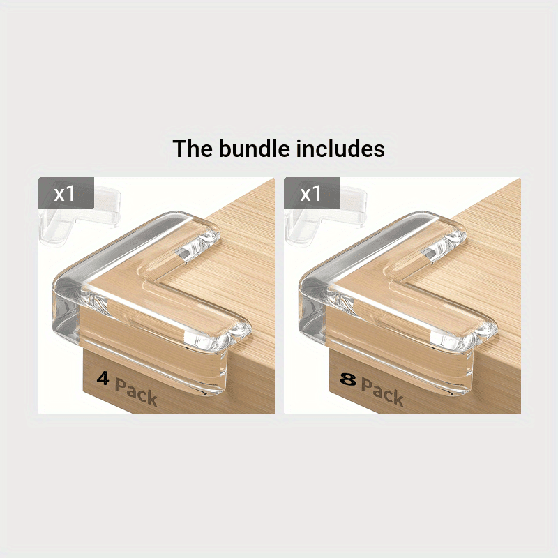 4/8/12/16/20pcs Clear Corner Protector Guards for Table Edges & Sharp ...